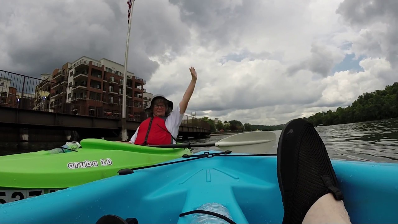 Kayaking at Branson Landing - YouTube