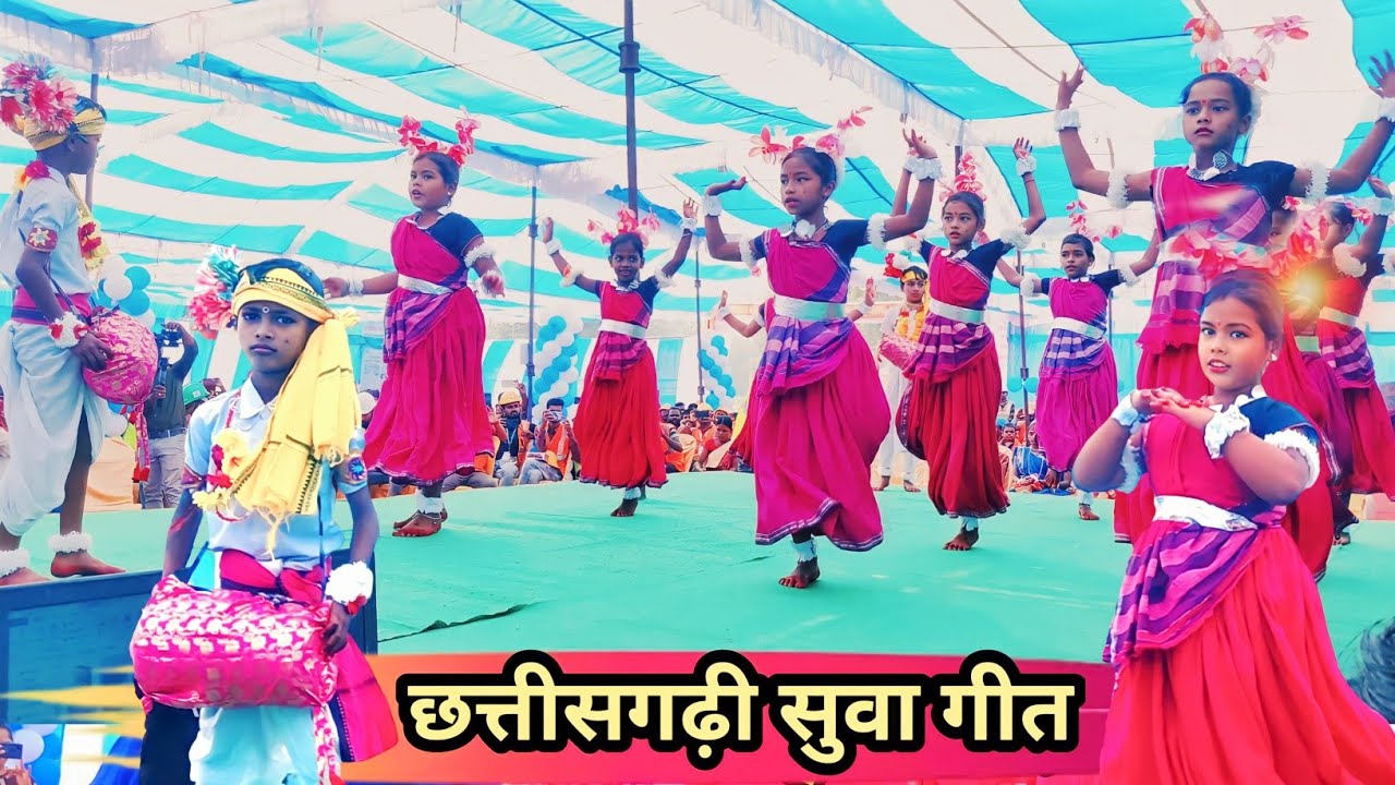 जाना जाना रे सुवा गीत | Karma kuhuki gabo | largest karma naach dance ...