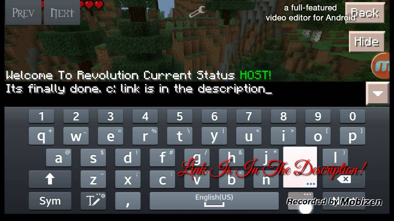 Mcpe mod menu Revolution v1.2 - YouTube