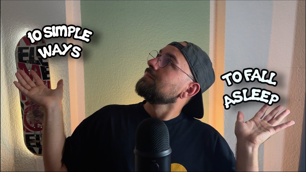 ASMR | 10 simple ways to fall asleep. mouth sounds. tapping. inaudible ...