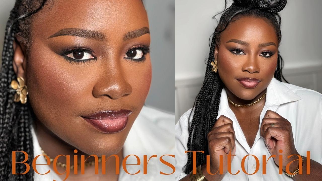 Step By Step Dark Skin Makeup Tutorial | Beginners Lock In - YouTube