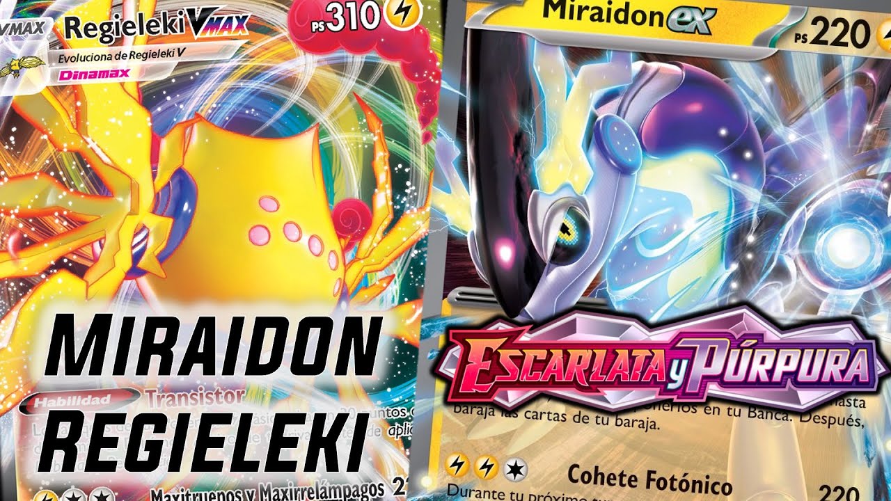 MIRAIDON EX REGIELEKI ¡UNA COMBINACIÓN ELECTRIZANTE! - Cartas Pokémon ...