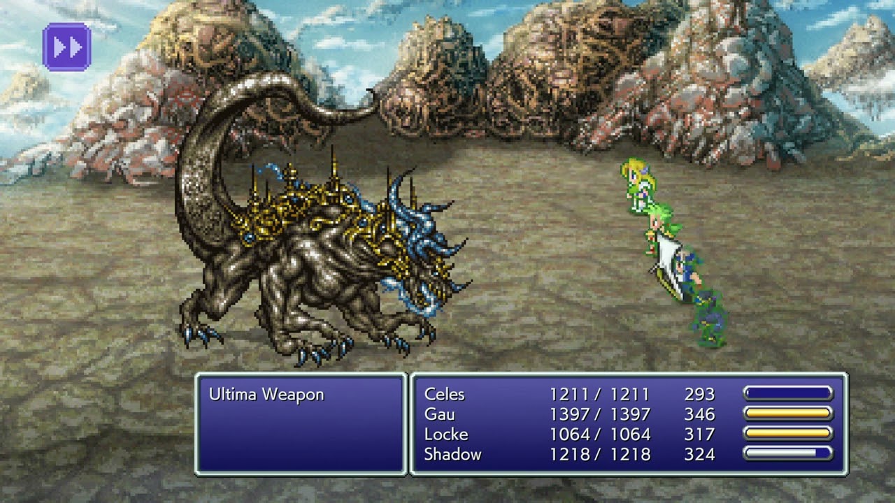 Final Fantasy VI Pixel Remaster - Ultima Weapon - YouTube