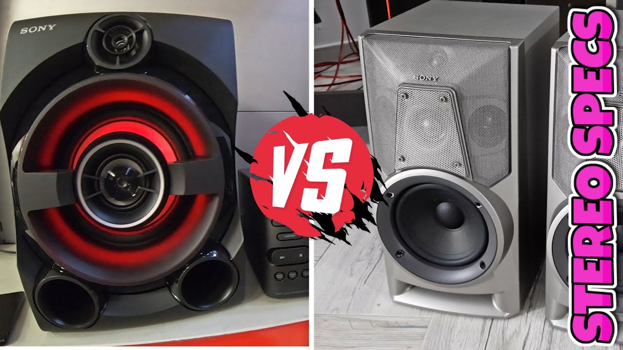 SONY MHC M60D VS SONY MHC W550 SOUND TEST - YouTube