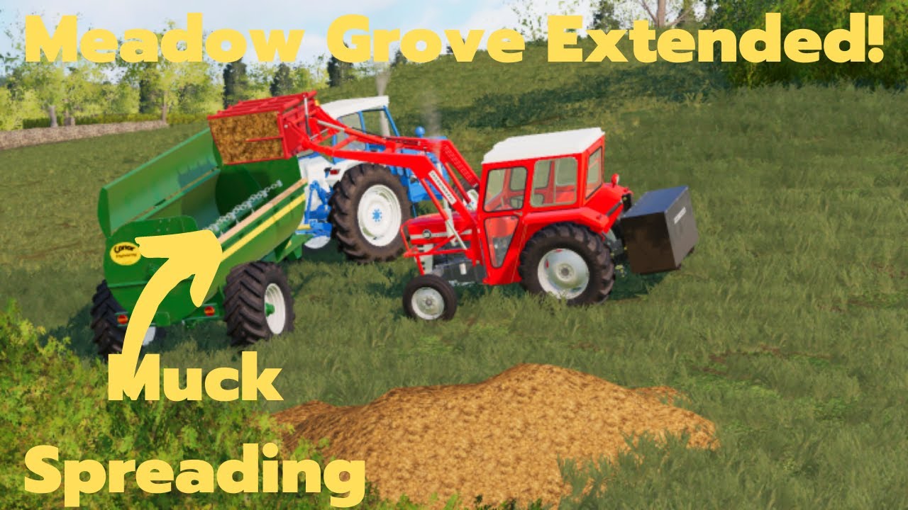 MF 135 and Ford 4000 spreading Muck on Meadow Grove Extended!Farming ...