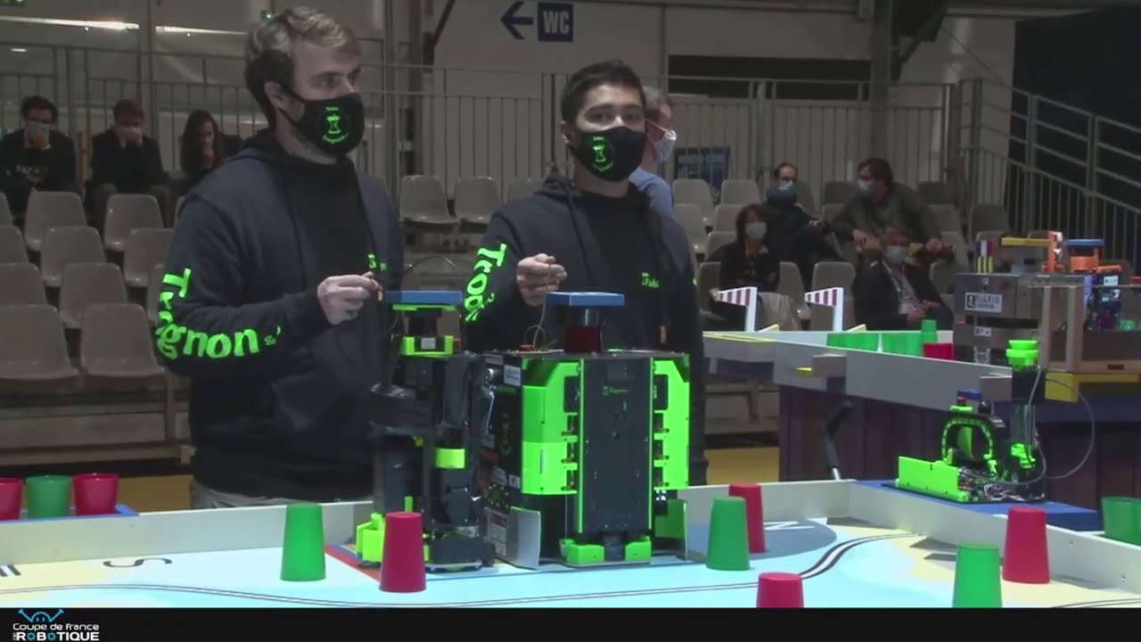 Quart de finale - Coupe de France de Robotique 2020 - YouTube