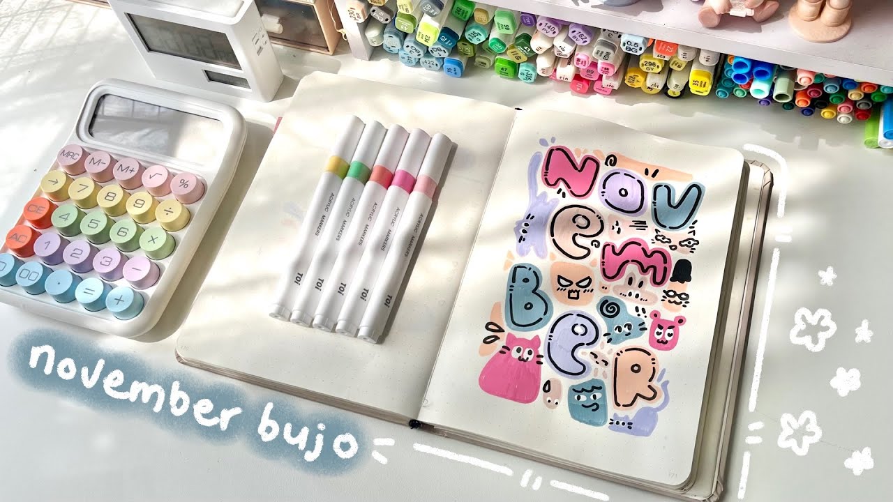 Bullet Journal Tháng 11 / 2023 | Happy Hidari - YouTube