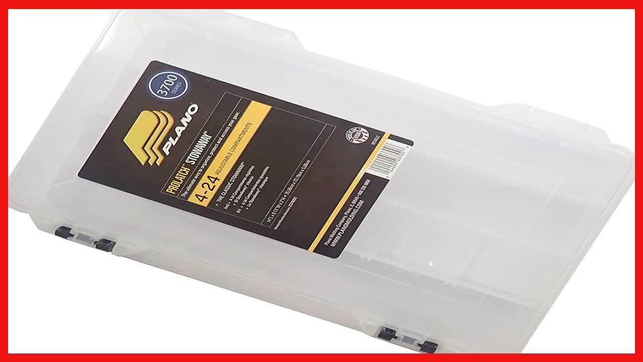 Plano 23700-02 Stowaway with Adjustable Dividers - YouTube