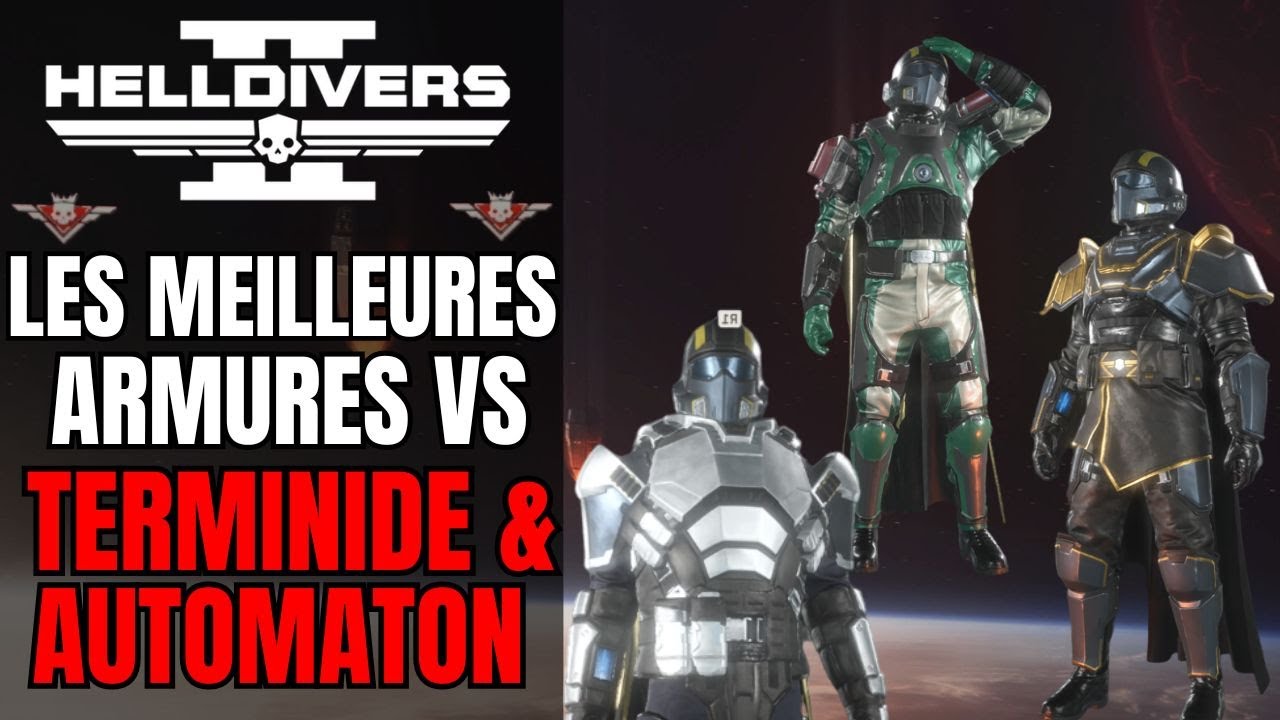 La MEILLEURE ARMURE dans Helldivers 2 contre les TERMINIDES ...