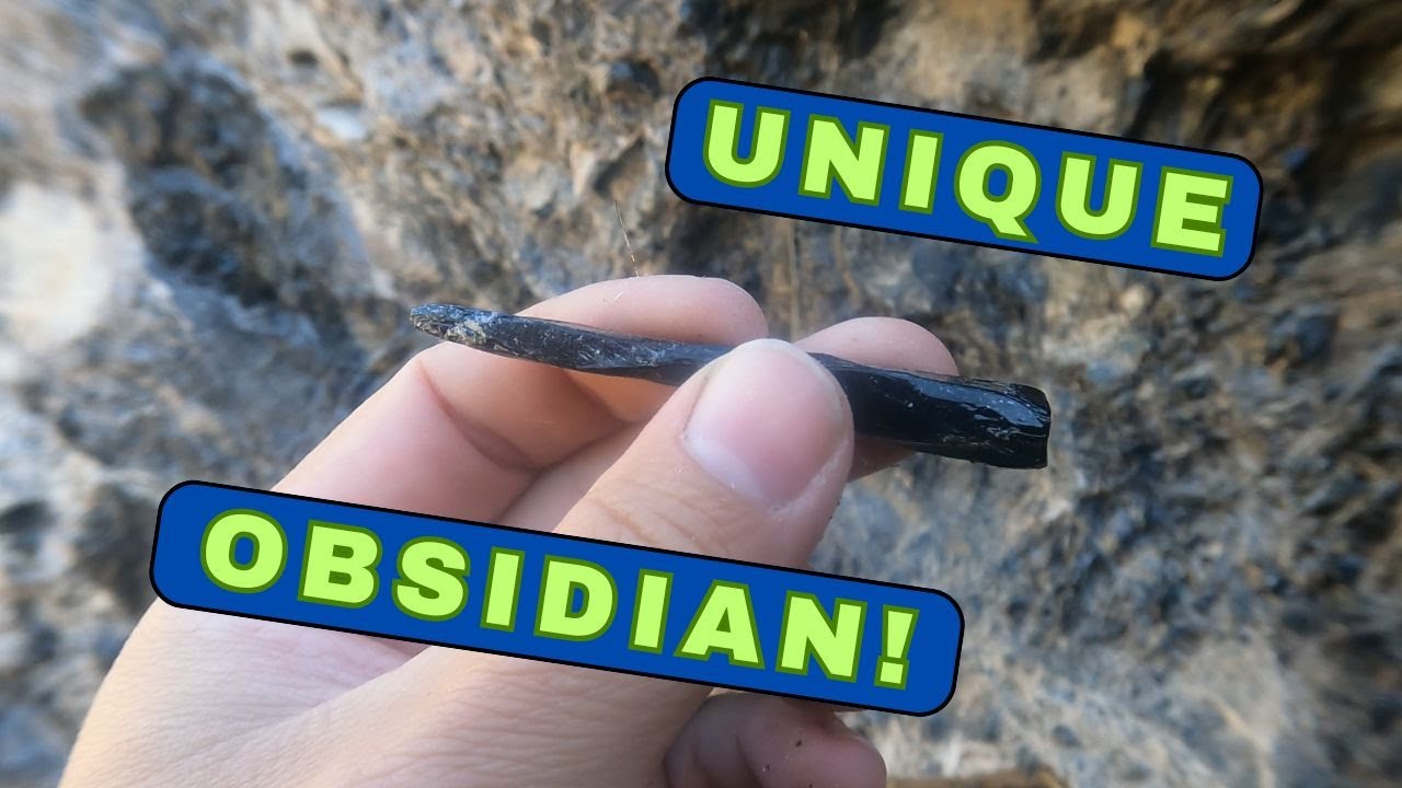Unique Obsidian Deposit in Kelly Canyon, Idaho! - YouTube