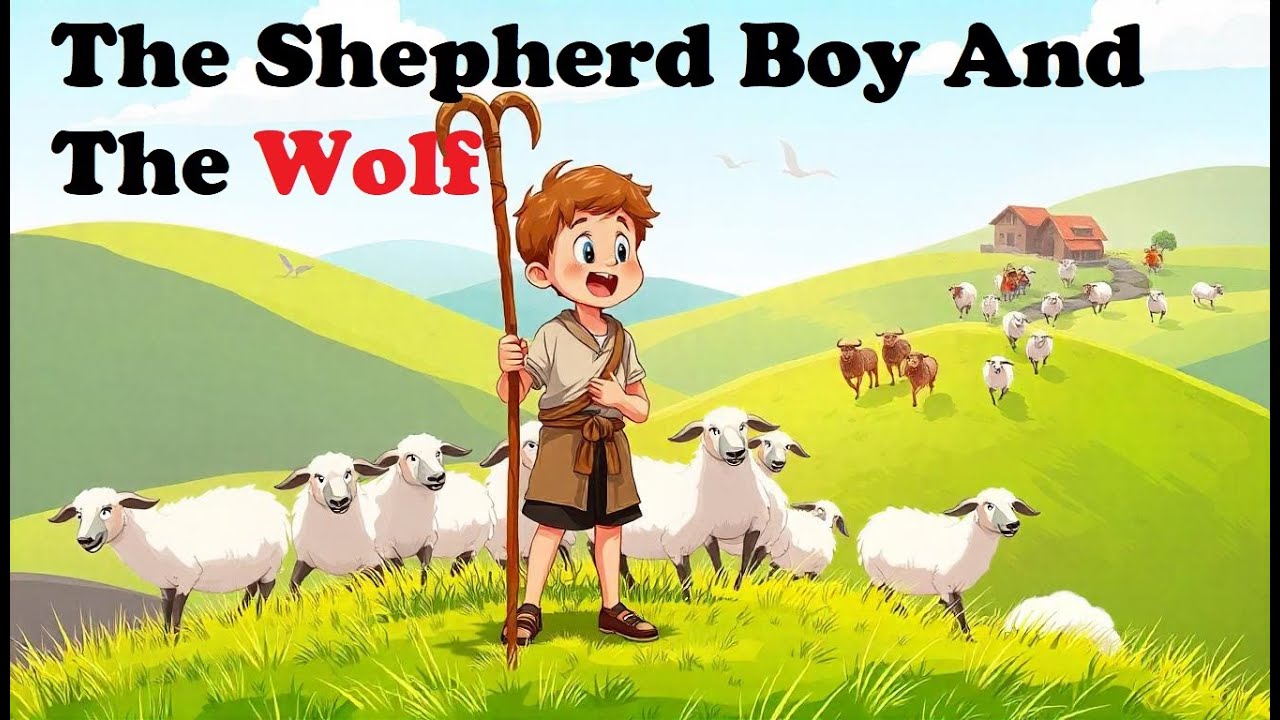 The Shepherd Boy And The Wolf | Moral Story For Kids | Bed Time Stories ...