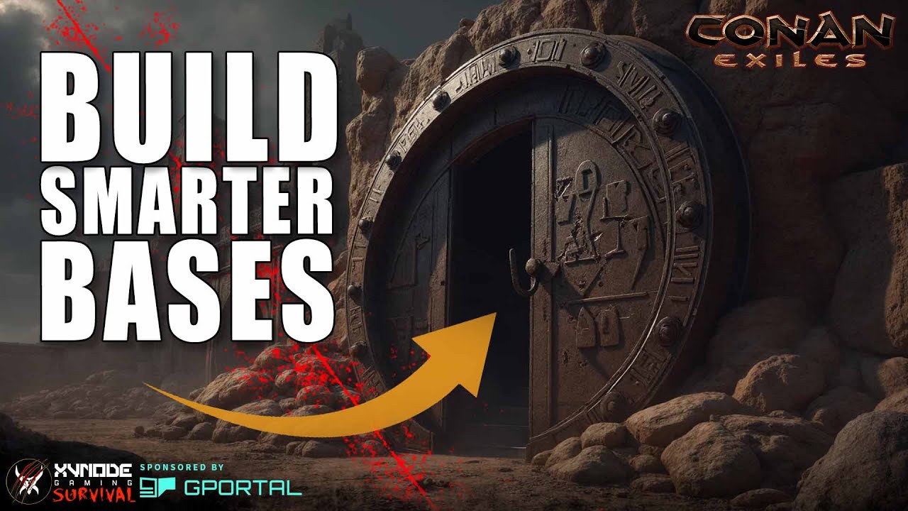 Conan Exiles - How to build BETTER and STRONGER BASES, EASY MODE! - YouTube