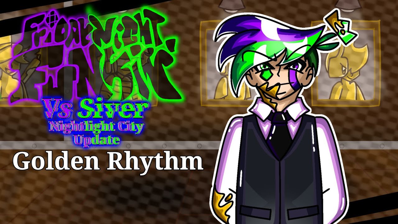 Fnf Vs Siver: Nightlight City Update Teaser, Golden Rhythm by SiverEX ...