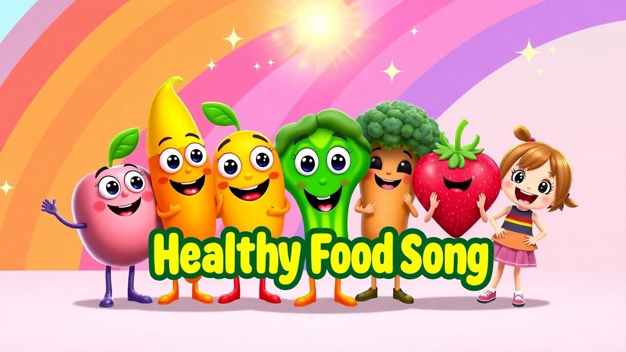 Healthy Food Song for Kids | Eat Fruits & Veggies - YouTube