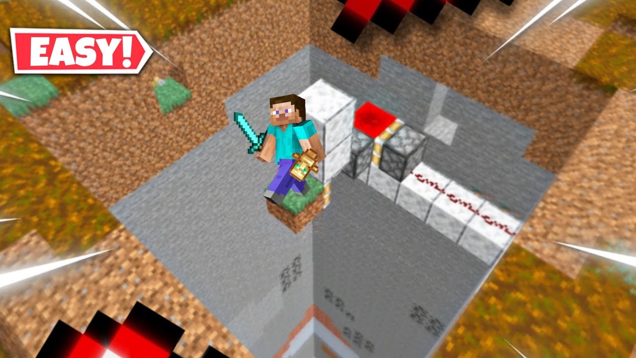 |How to make a Void trap in Minecraft pocket edition| - YouTube