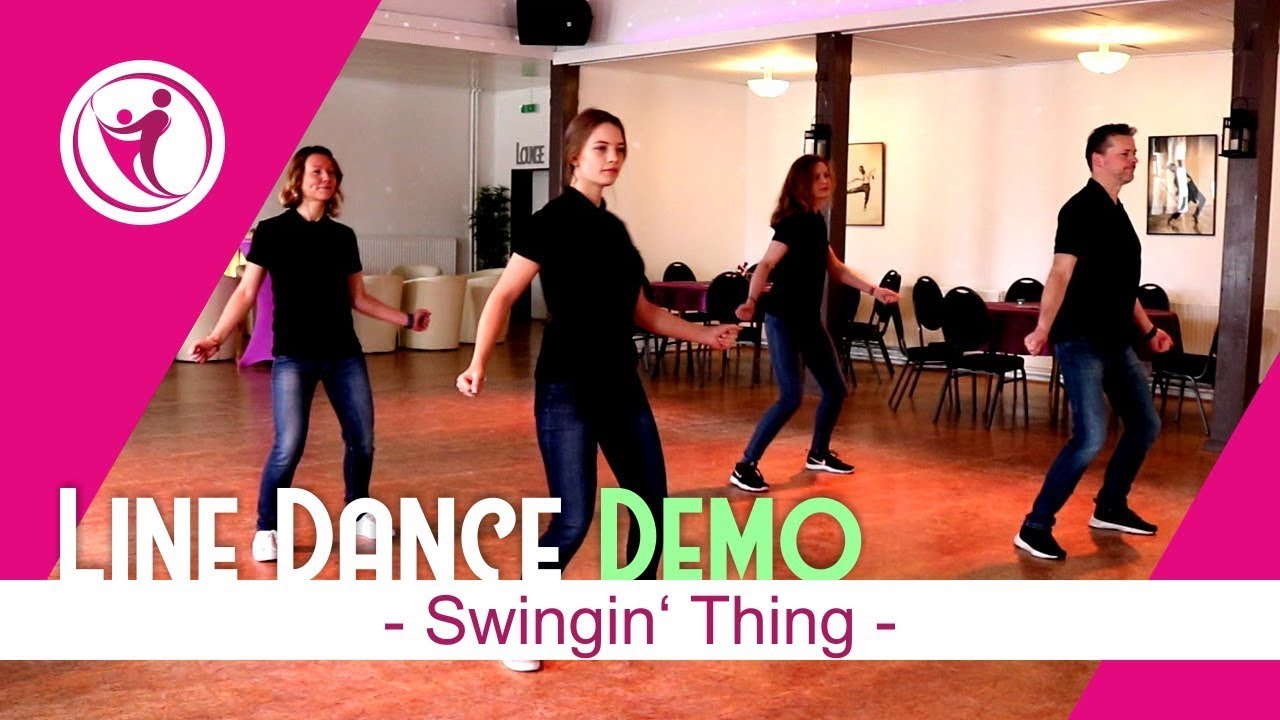 Beginner Line Dance 🤠 Swingin Thing 🤠 - Demo zum Mittanzen für ...
