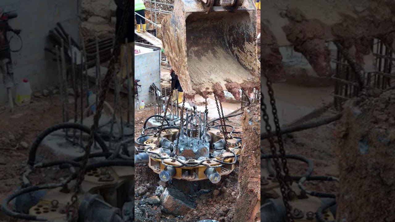 Pile cut off cutter ring type - YouTube