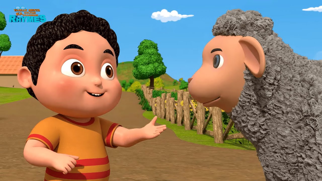 Baa Baa Black Sheep Song | बा बा काली भेड़ Hindi Rhymes For KIds ...
