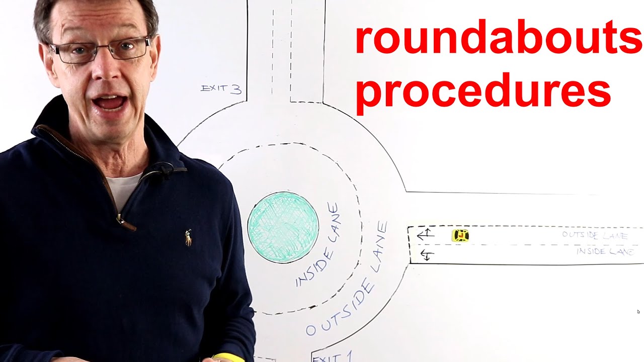 Roundabouts and correct signalling and lanes. - YouTube