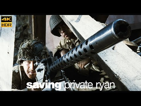 Saving Private Ryan (1998) | Ramelle Battle Movie Clip 4K HDR10 Kodak 5247 Remastered