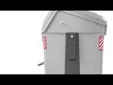 Contenedor Carga lateral Modelo Asimétrico 2200 L - YouTube