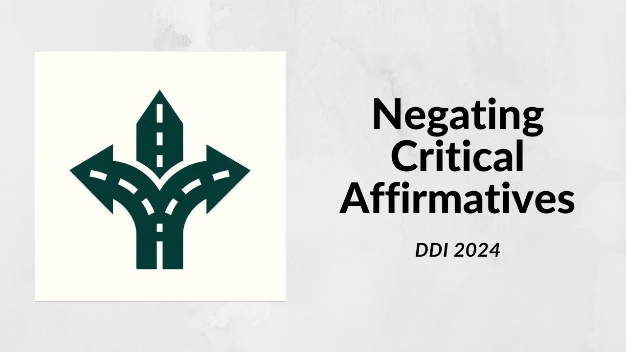 DDI 2024 - Negating Critical Affirmatives - Kuffour - YouTube