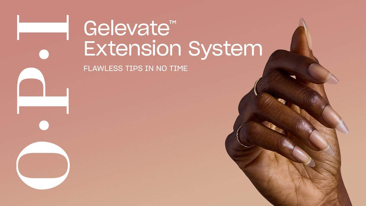 How to Create a French Tip with OPI GELevate™ Using a Nail Form - YouTube