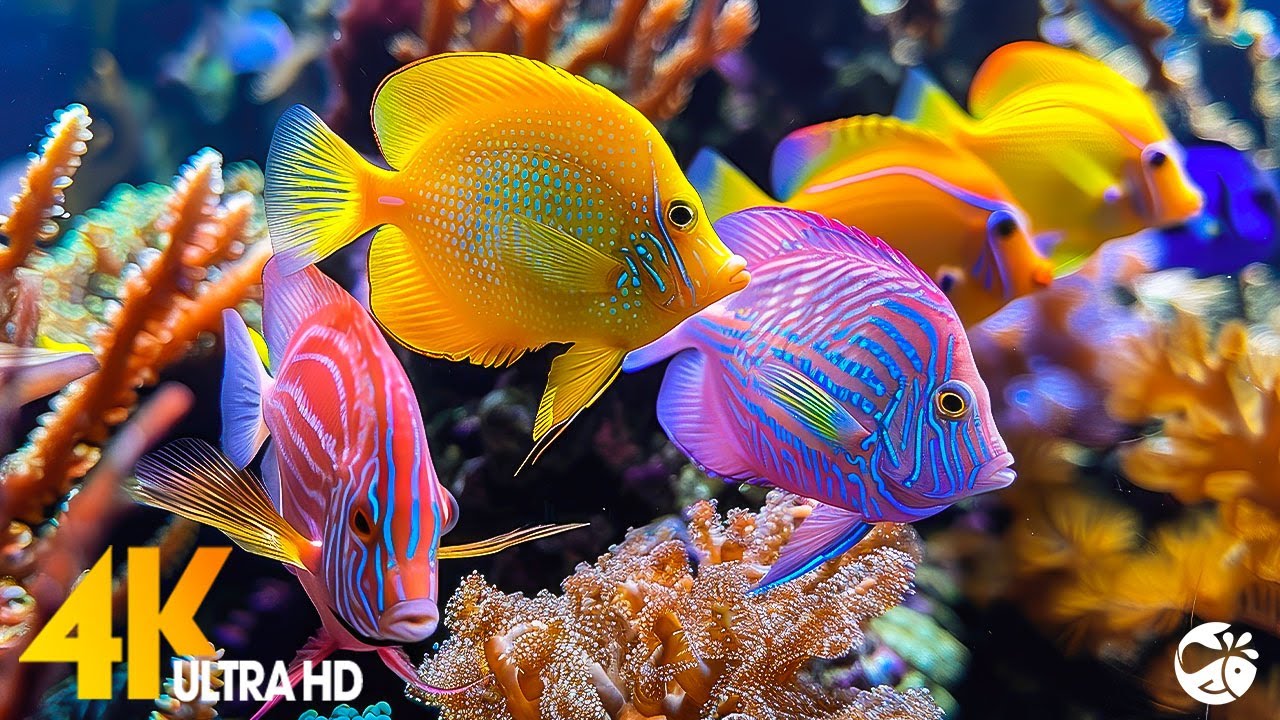 Aquarium 4K (ULTRA HD) - The Most Beautiful Fish In The World, The ...