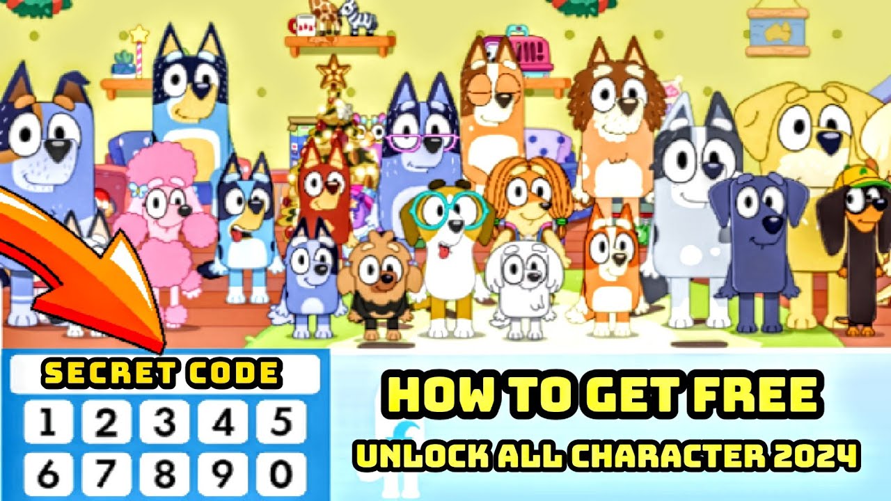 Bluey The Videogame How To Get Free Unlock All Character Using Secret Code 2024 Bluey Lets Play ...