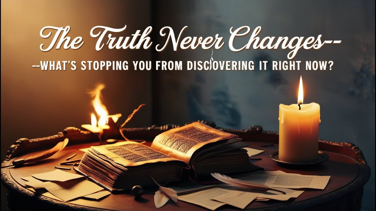 The truth never changes—what’s stopping you from discovering it right ...