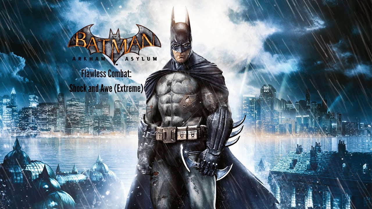 Batman Arkham Asylum Flawless Combat - Shock and Awe (Extreme) - YouTube