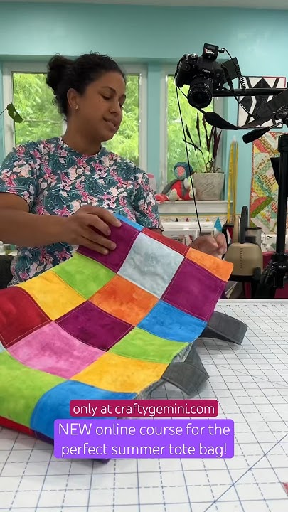 Learn to make this bag with 12 video lessons that never expire. Join at ...