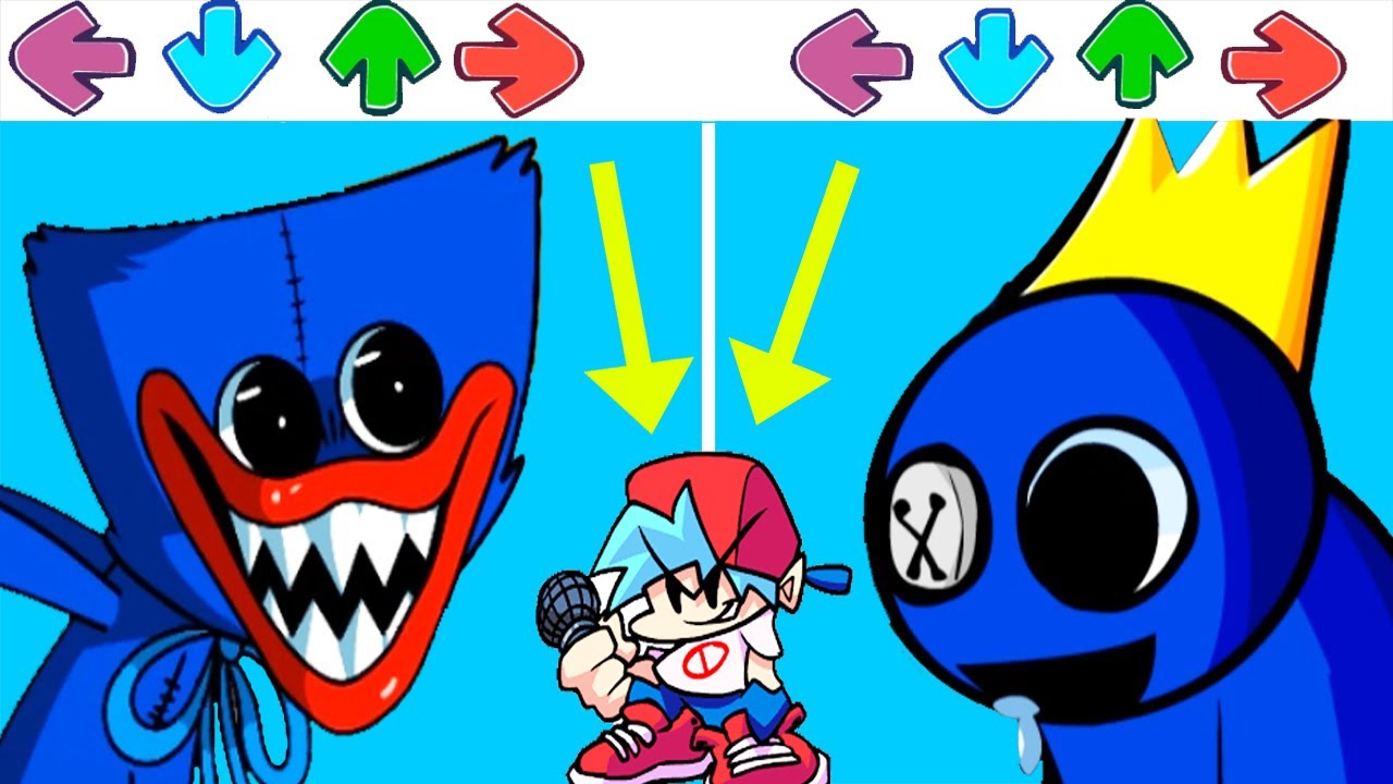 Friday Night Funkin' VS Huggy Wuggy VS Rainbow Friends Chapter 2 ...