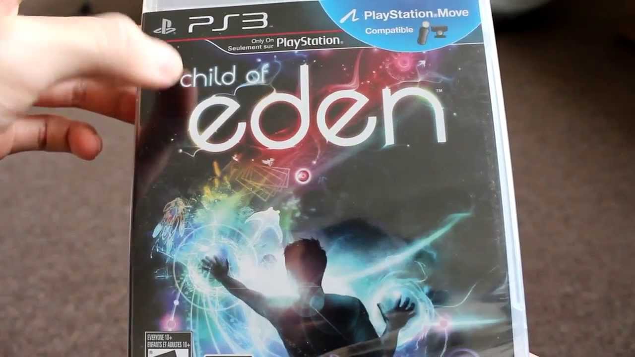 Unboxing Child of Eden Sony Playstation 3 PS3 Move UBISOFT Q ...