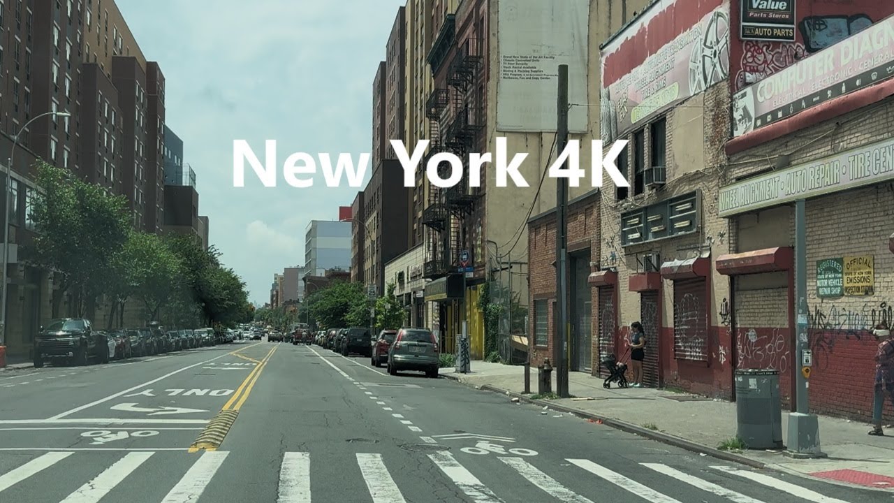 4K New York - Bronx - Driving tour in 3 Avenue - YouTube