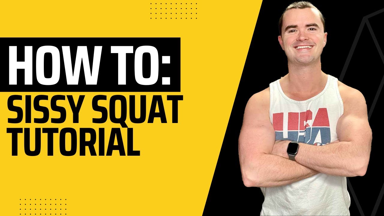 Proper Sissy Squat Form and Technique - YouTube