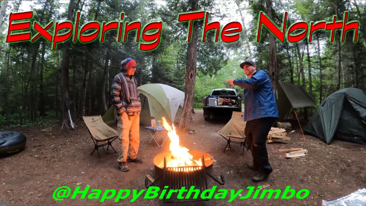 Exploring Up North, Camping, Fishing, Handmade Chair, Inflatable Raft ...