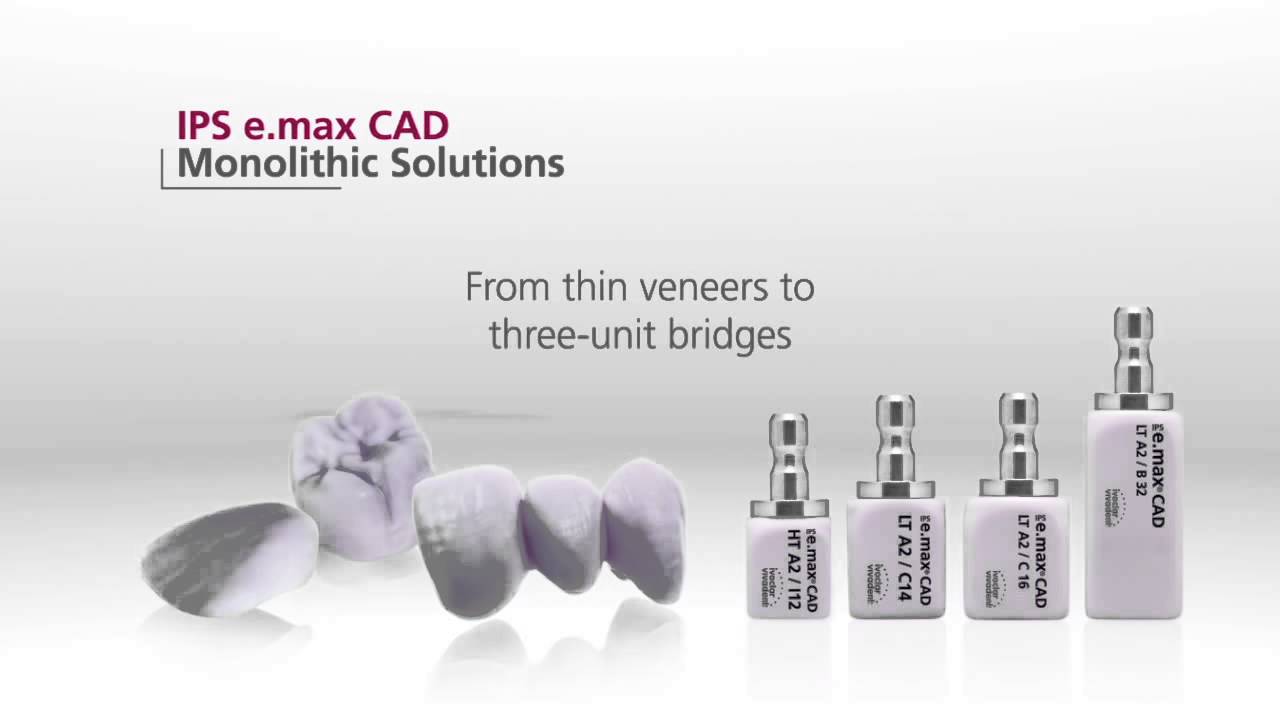 IPS e.max CAD Solutions - YouTube