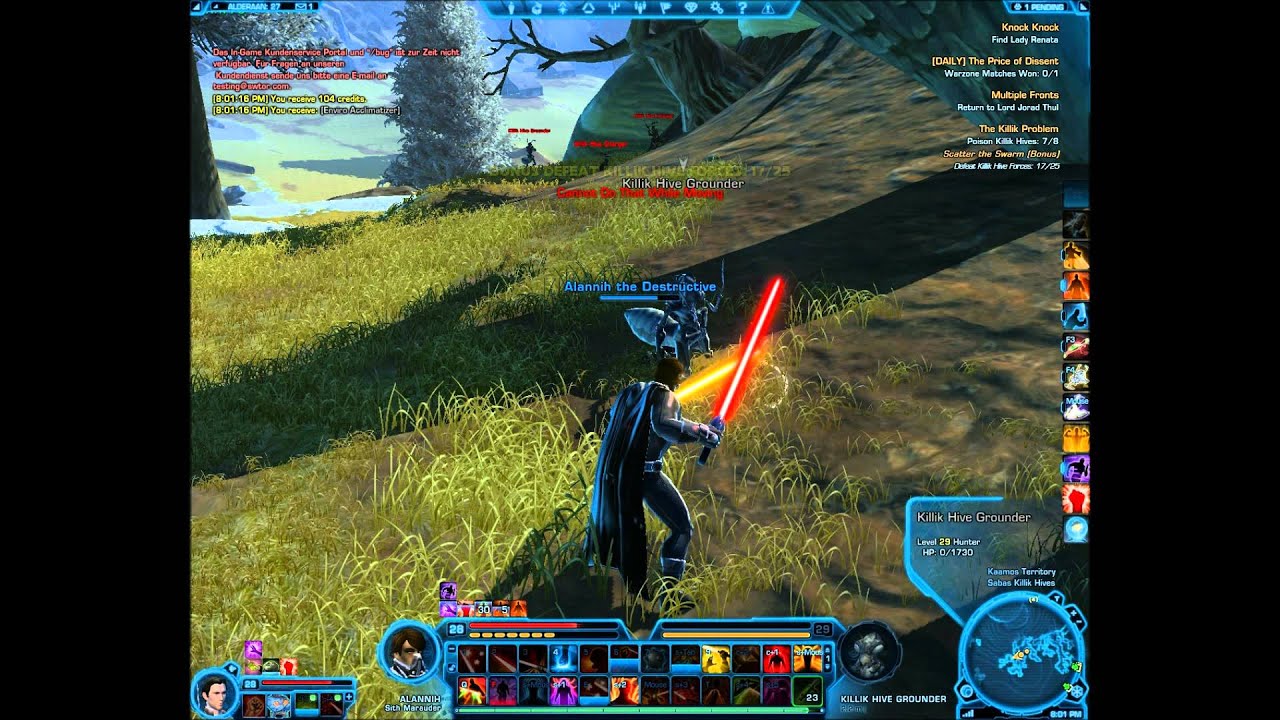 SWTOR: High lvl Marauder Gameplay Part 1 - YouTube