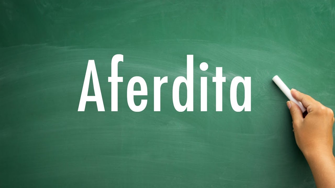 How to pronounce Aferdita - YouTube
