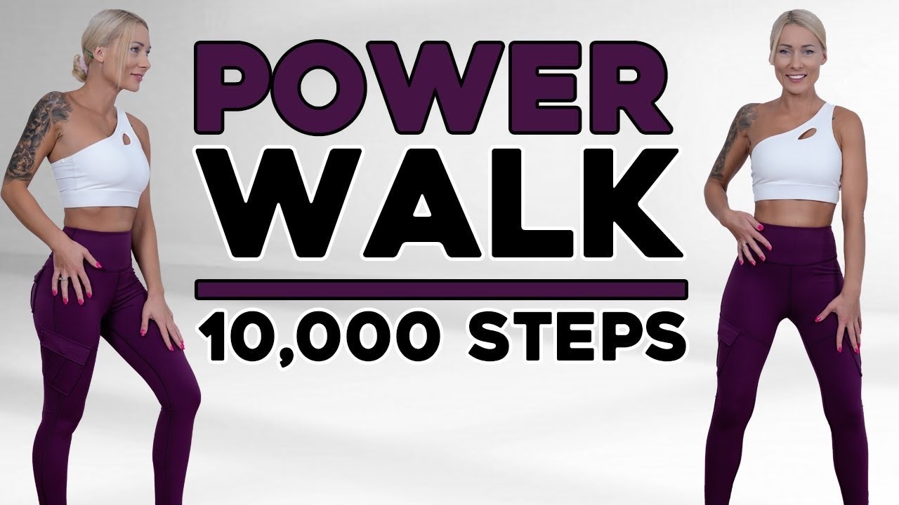 4 Mile Power Walk | At Home Workouts | Walk at Home | Knee Friendly ...