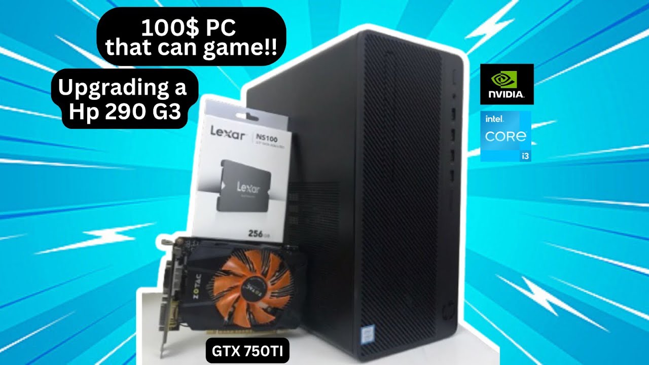 100$ Pc , that can game!! Upgrading a HP 290 G3 , i3 9th gen - YouTube