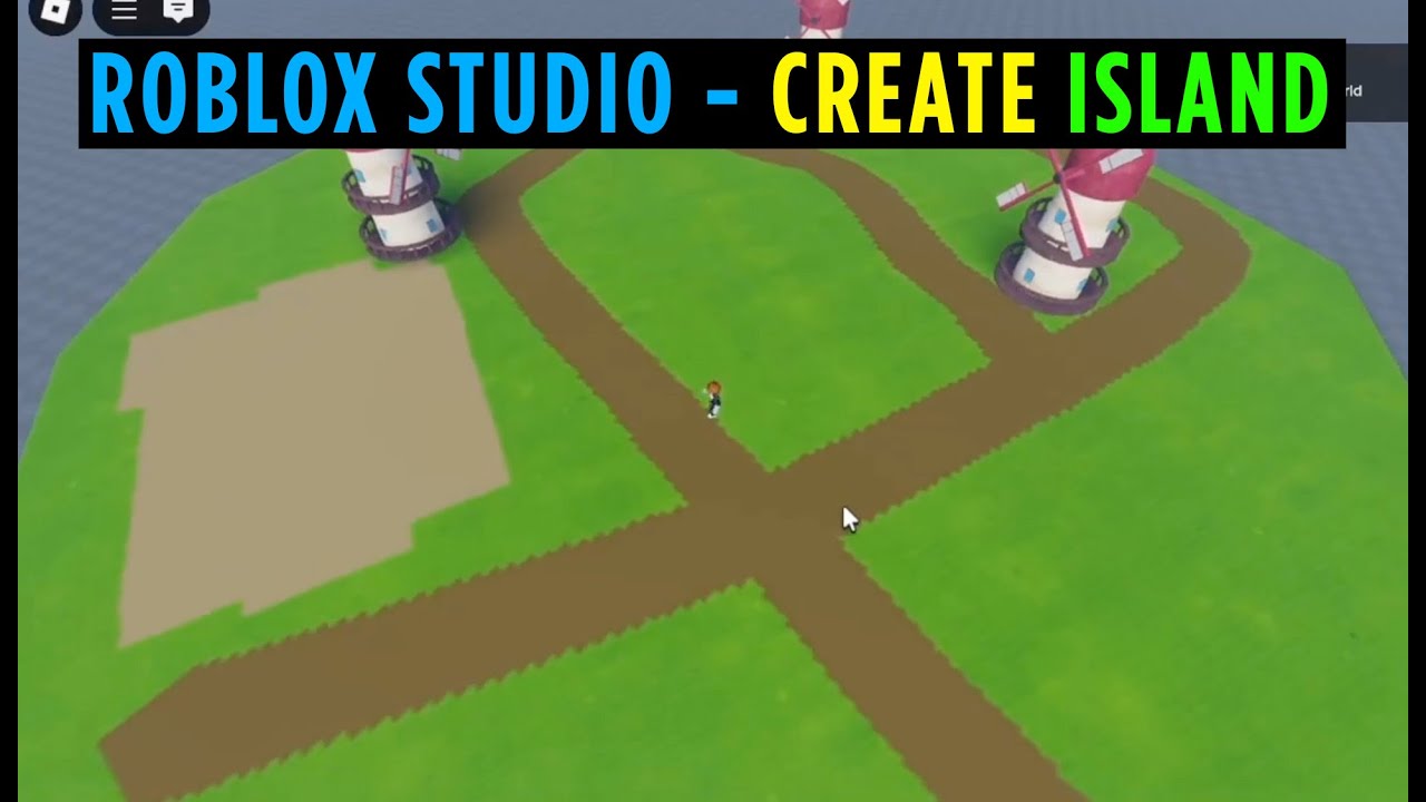 How to make island ground in roblox studio #robloxgamedesign # ...