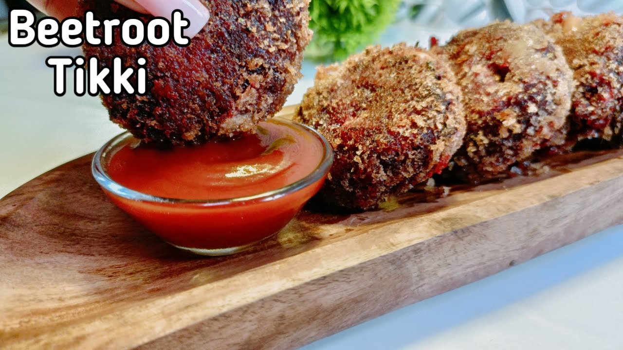 beetroot cutlet recipe | beetroot tikki recipe | how to make beetroot ...