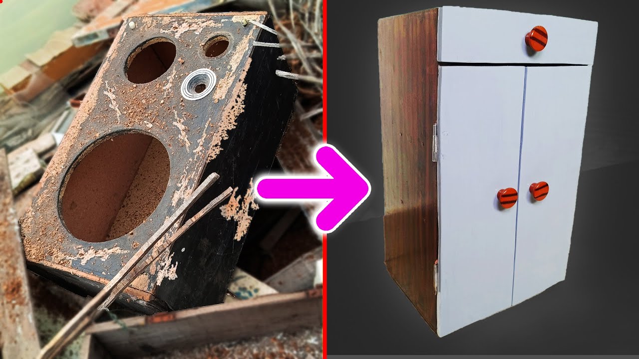 DIY Wooden Storage | Wooden Storage From Scrap wood - YouTube