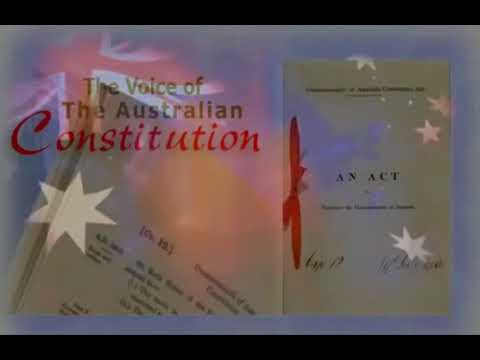 AUSTRALIAN CONSTITUTION - The Voice Of The Australian Constitution ...