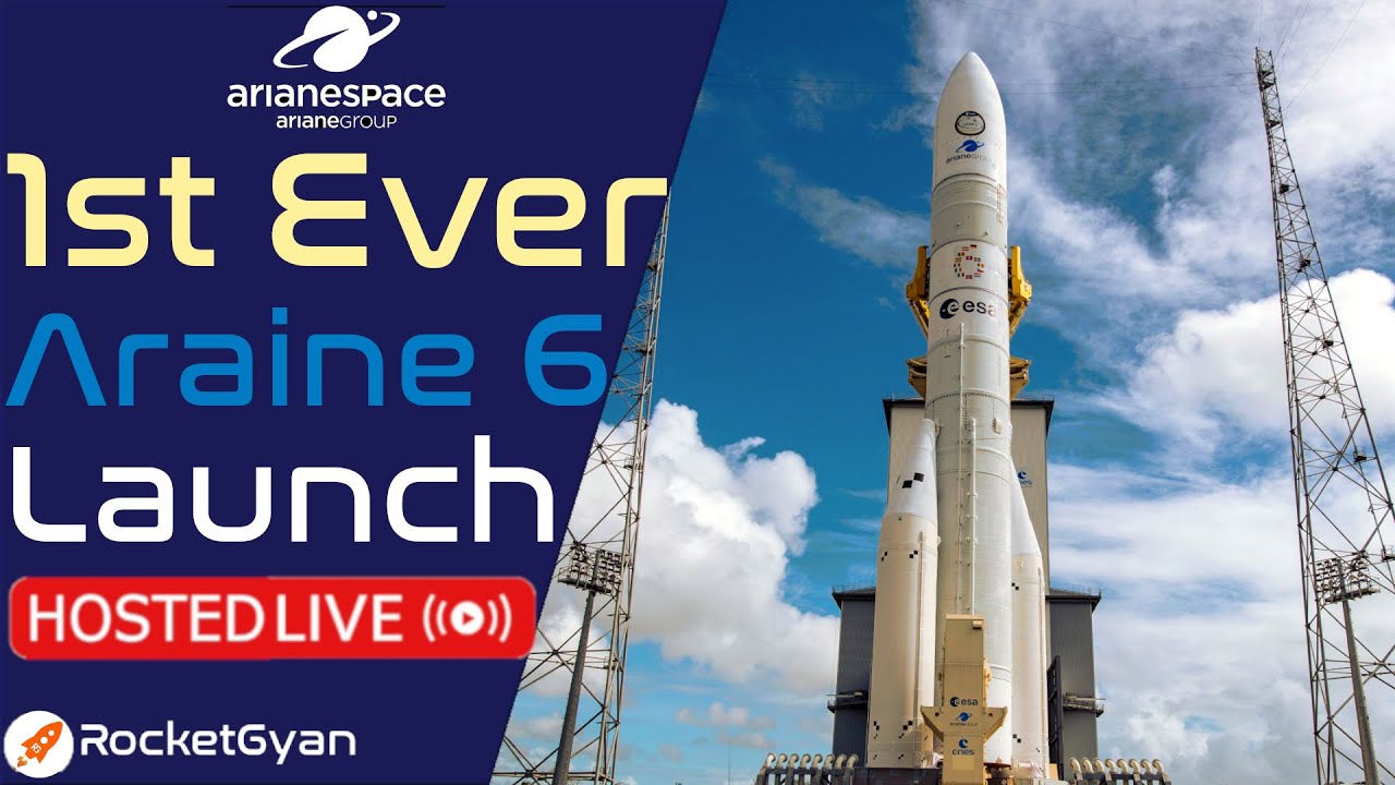 [Liftoff: 47:10] Ariane 6 Launch LIVE | Arianespace Launch Ariane 6 for ...