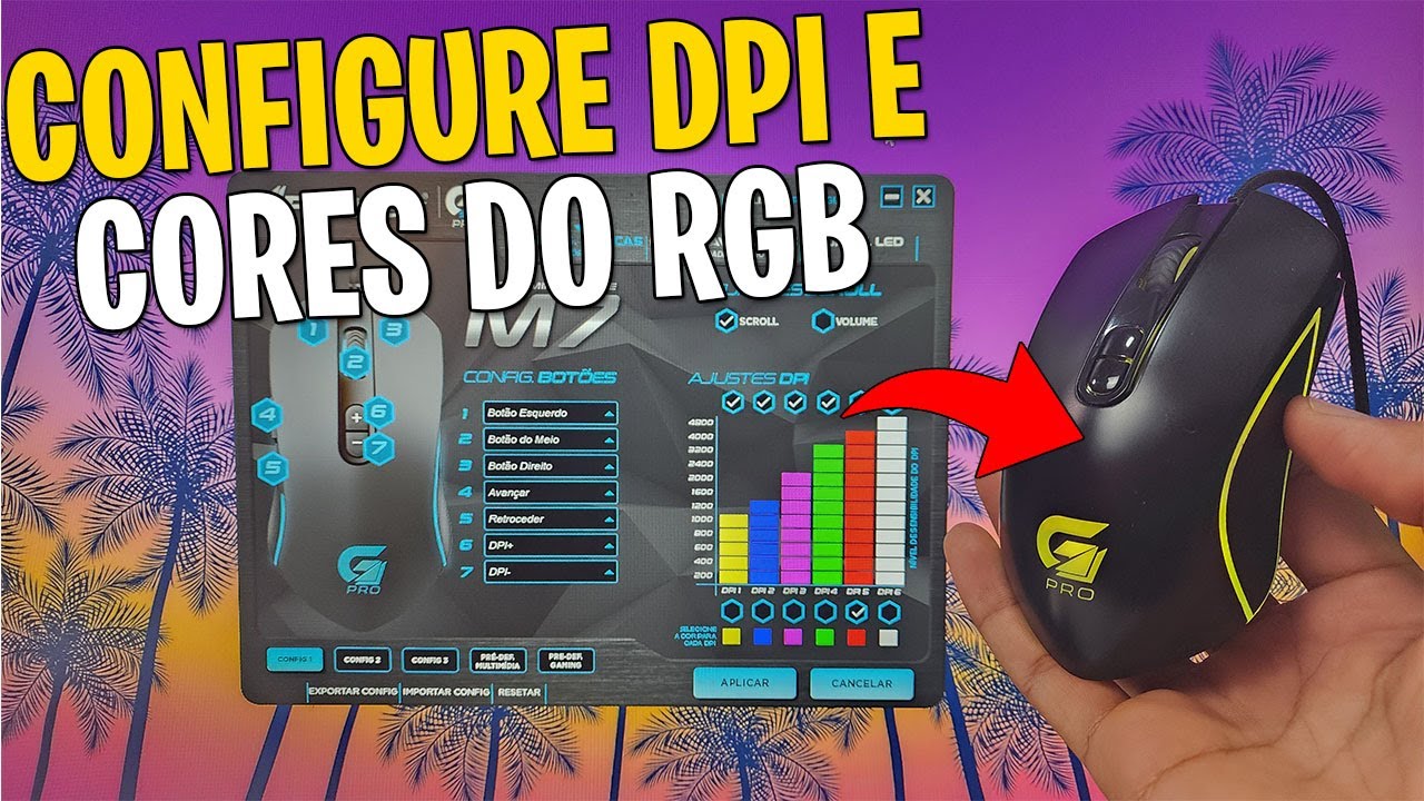 COMPROU MOUSE FORTREK? Como baixar aplicativo, configurar DPI e ...