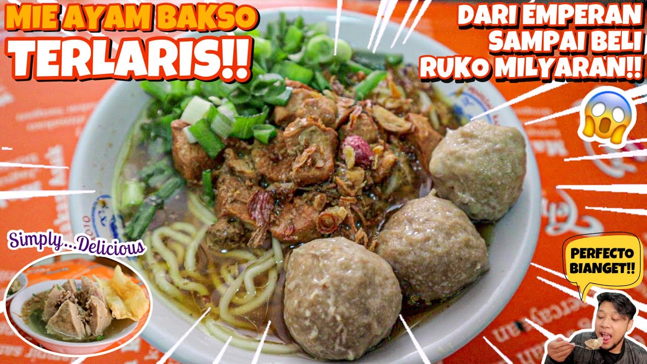 MIE AYAM BAKSO TERENAK DI SEMARANG | BAKSO BERANAKNYA JUARA!! MIE AYAM ...