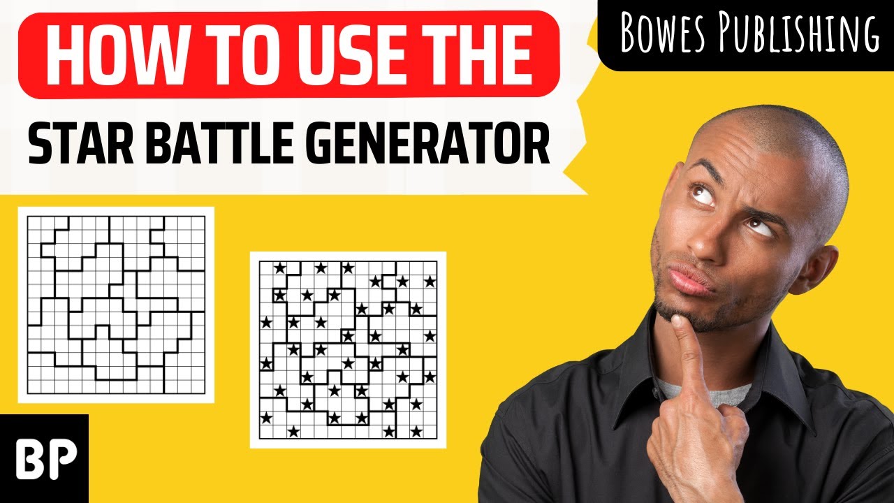 Bulk Create Star Battle / Two Not Touch Puzzles For KDP Publishing With The Star Battle ...